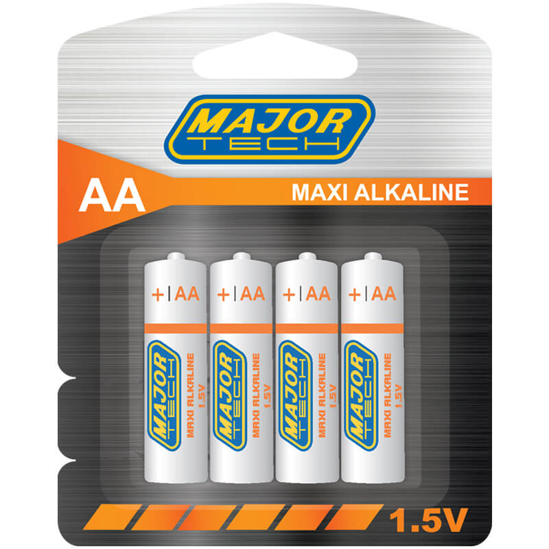 AA Maxi Alkaline Batteries | MajorTech