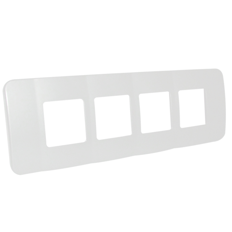Four Double Module Cover Plate | MajorTech